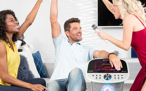 Platinum Plus - Premium Wi-Fi Karaoke Machine with Built-in Music Apps